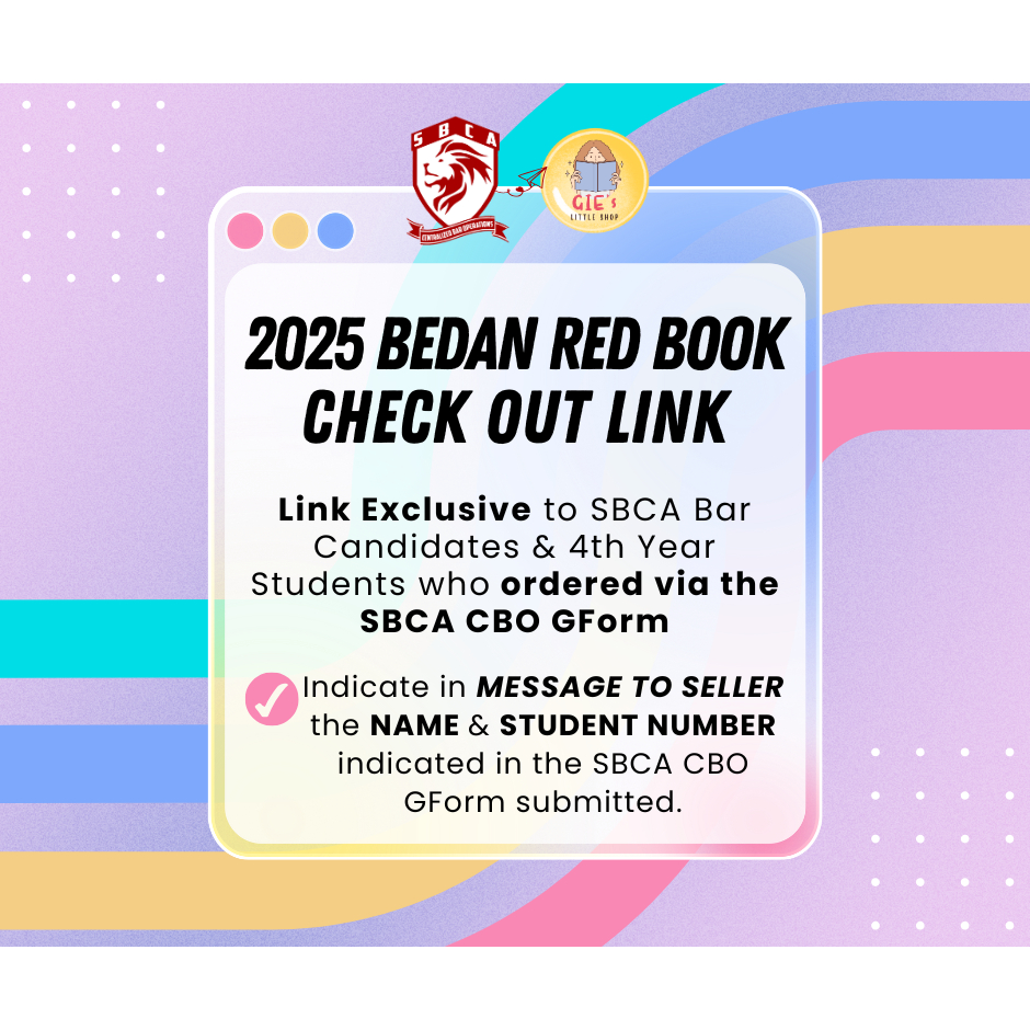 SBCA CBO EXCLUSIVE BRB 2025 CHECK OUT LINK | Shopee Philippines