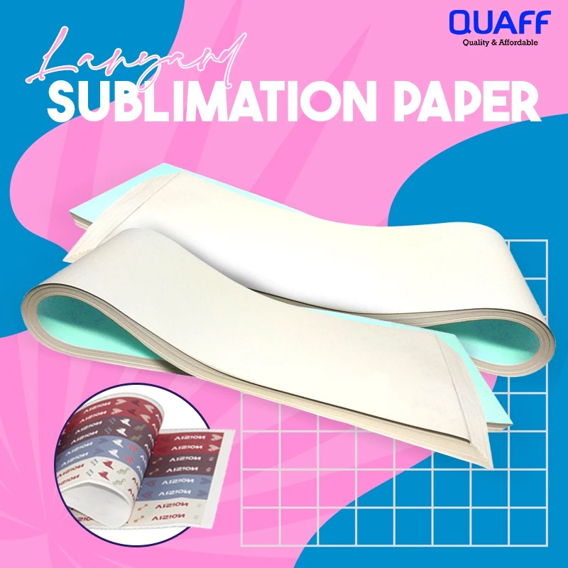 QUAFF Sublimation Paper 100gsm Lanyard Sublimation Heat Transfer Paper ...
