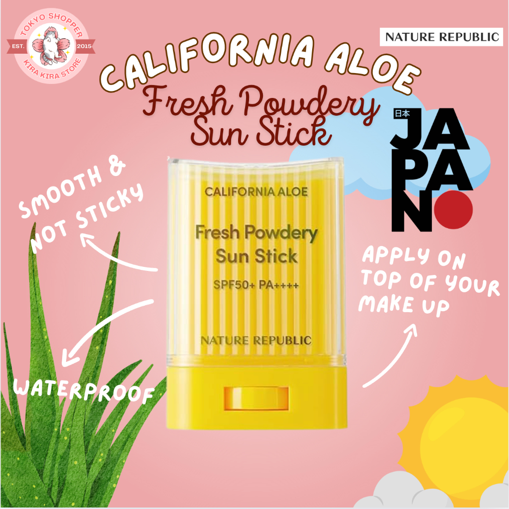 Japan Direct | Nature Republic Powdery UV Aloe Sun Stick | Shopee ...