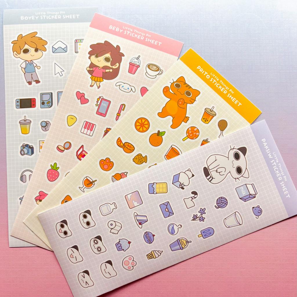 Little Things PH | Stickersheet | Shopee Philippines