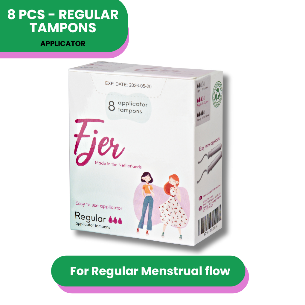 Fjer® Super Absorbent Tampons Applicator REGULAR size | Shopee Philippines
