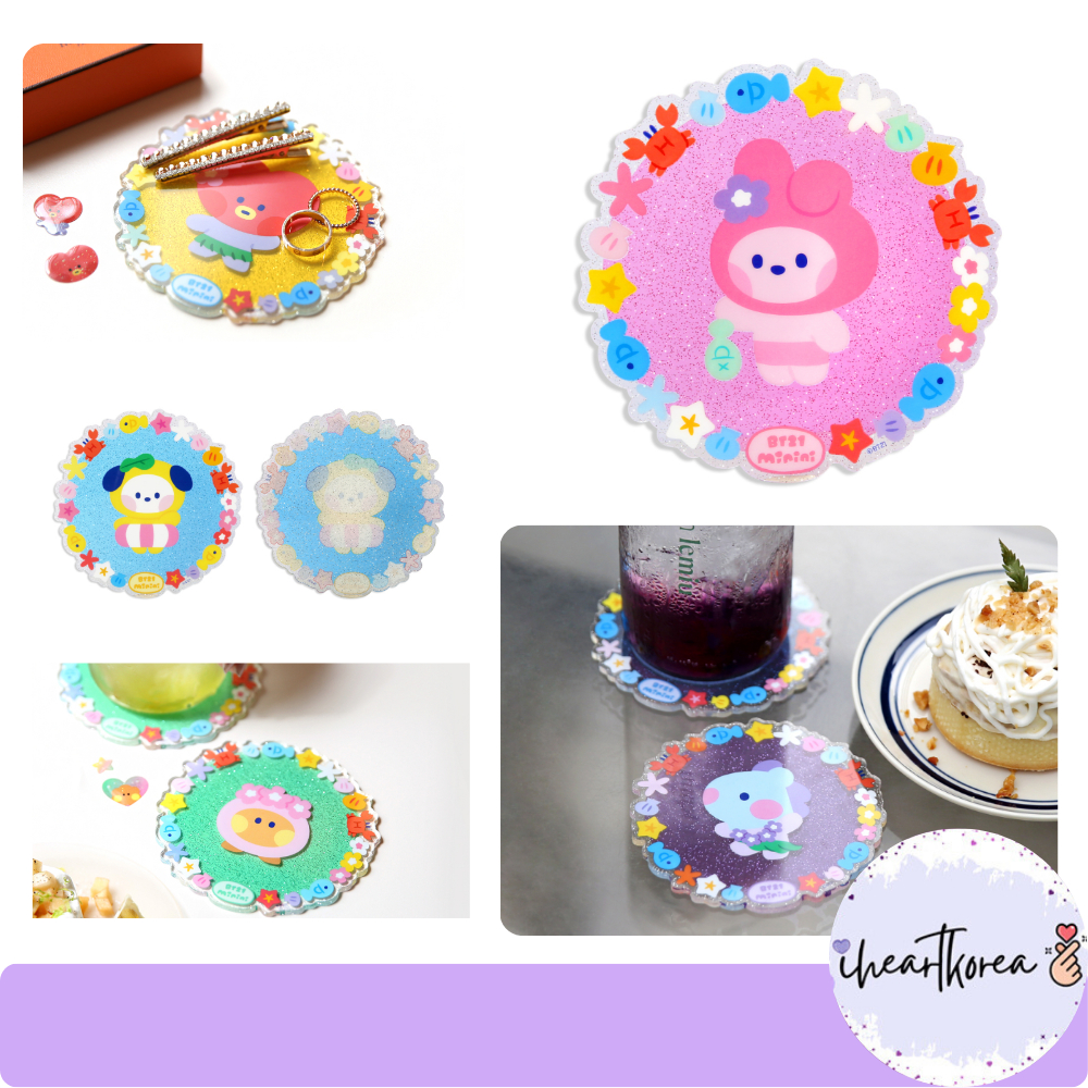 BT21 Minini Summer Sky Acrylic Coaster | Shopee Philippines