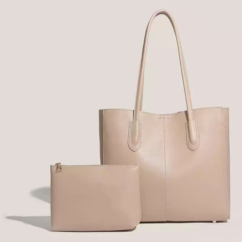 tt bag#711 korean women's large capacity classy minimalist leather ...