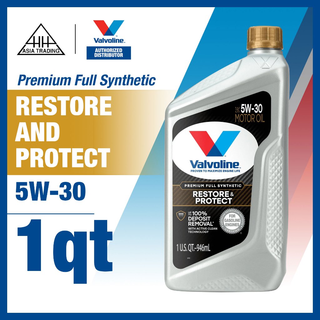 Valvoline Restore and Protect 5W30 1qt | Shopee Philippines