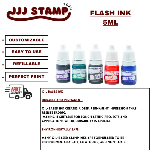 FLASH INK OIL BASED (10ML) | Shopee Philippines