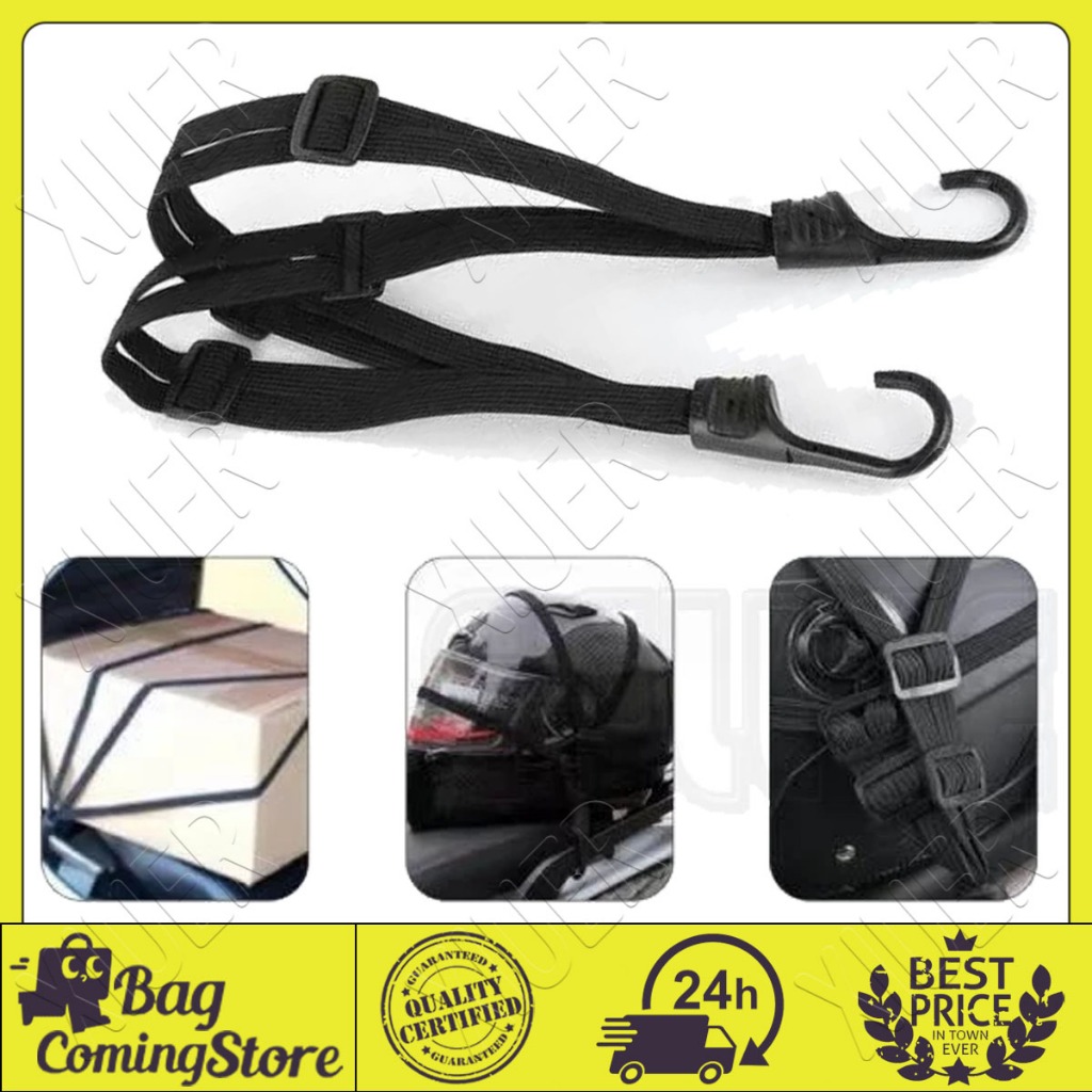 Motorcycle Helmet Rope High Retractable Black Luggage Helmet Mesh ...