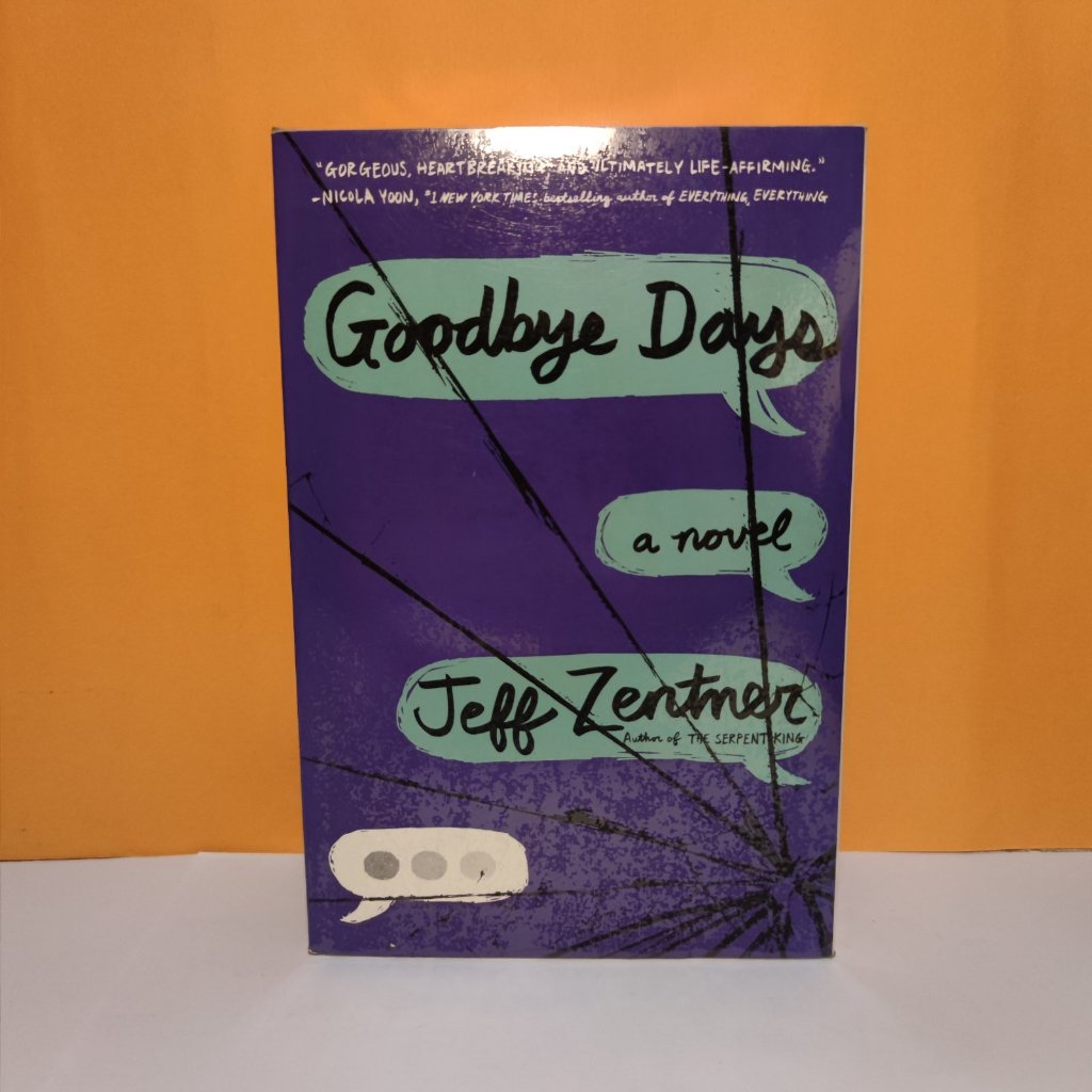 Goodbye Days by Jeff Zentner (Secondhand Preloved Original Book ...