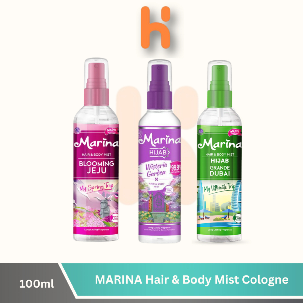 MARINA Hair & Body Mist Cologne (100mL) | Shopee Philippines