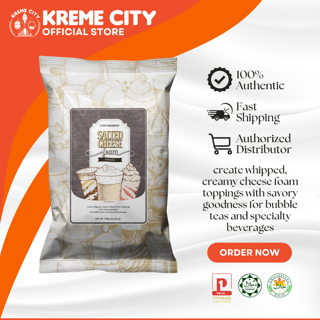 TOP Creamery Salted Cheese Foam Powder 750g | Shopee Philippines