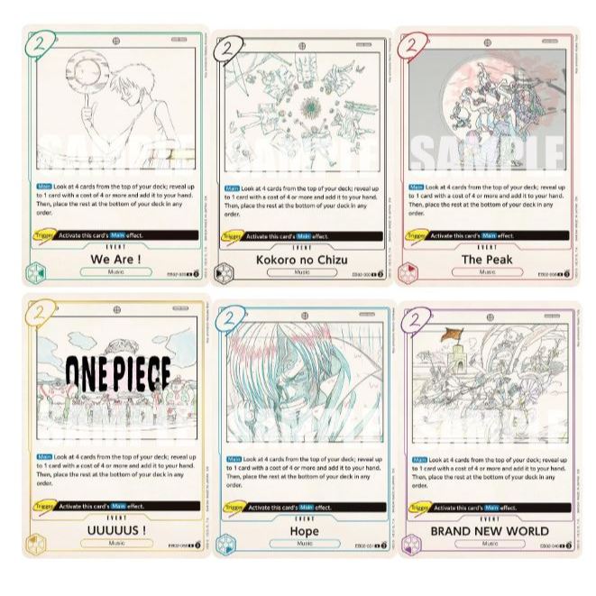One Piece card Game: EB02 - 25th Anniversary Rare Event Cards (English ...