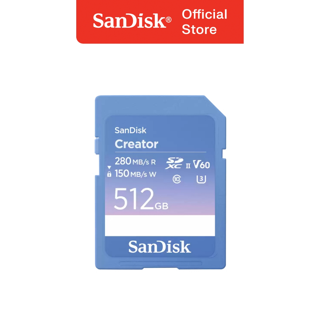 Sandisk Creator SD UHS-II Card 512GB | Shopee Philippines