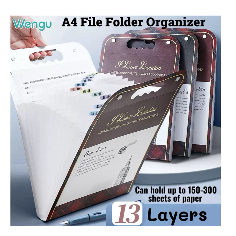 A4 Expanded Documents Organizer Folder Bag | Shopee Philippines