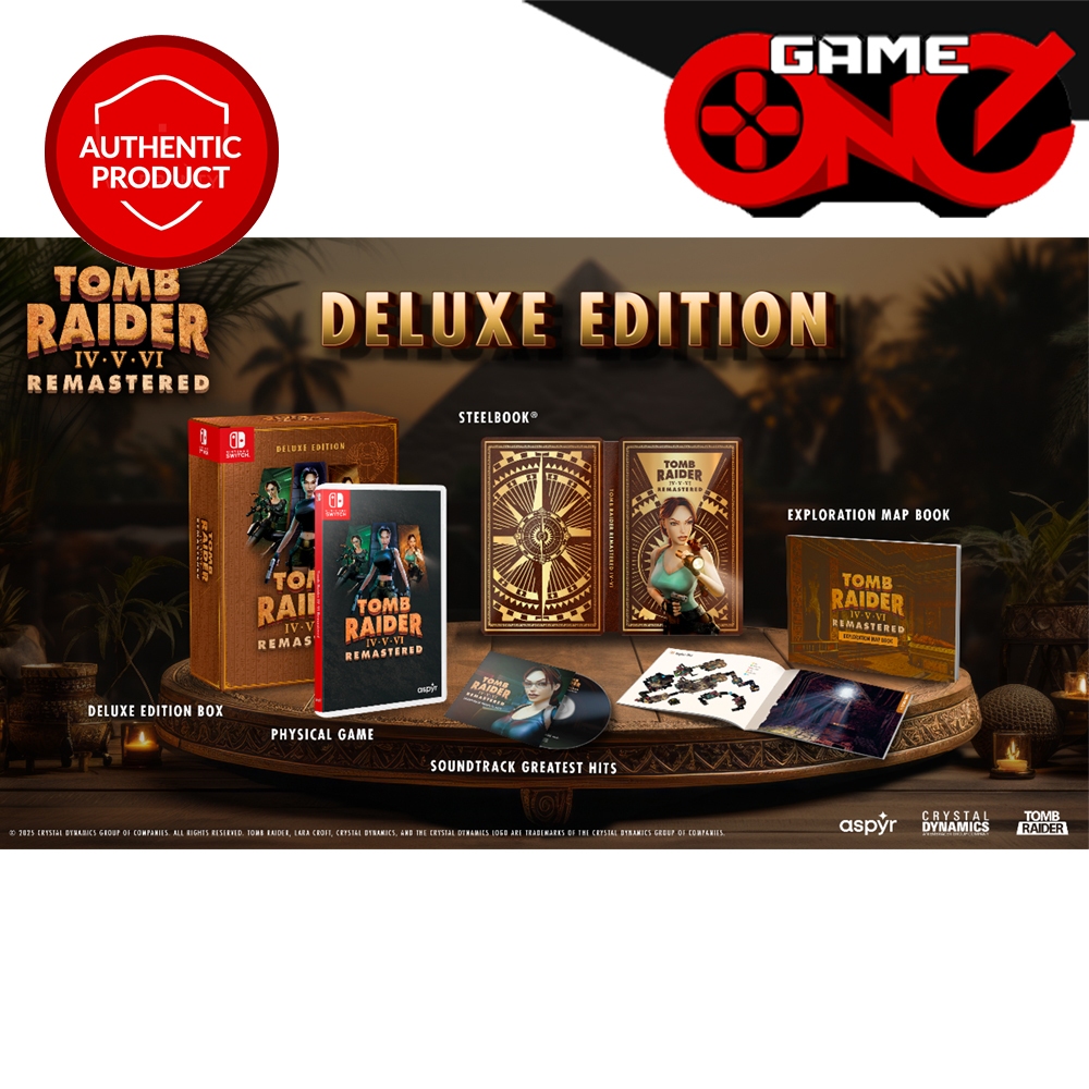 Nintendo Switch Tomb Raider IV-VI Remastered Deluxe Edition [EU ...
