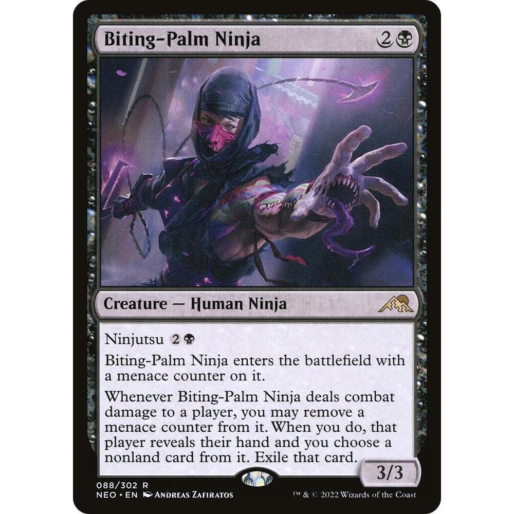 Biting-Palm Ninja - Kamigawa: Neon Dynasty (NEO) MTG | Shopee Philippines