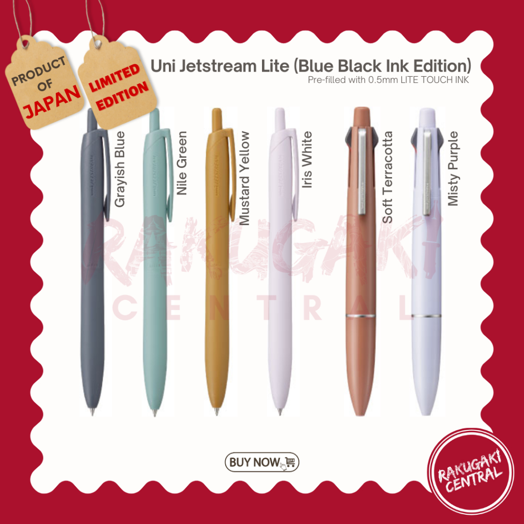 Uni Jetstream Single Lite (Blue Black Ink Edition) L.E. Pens | Shopee ...