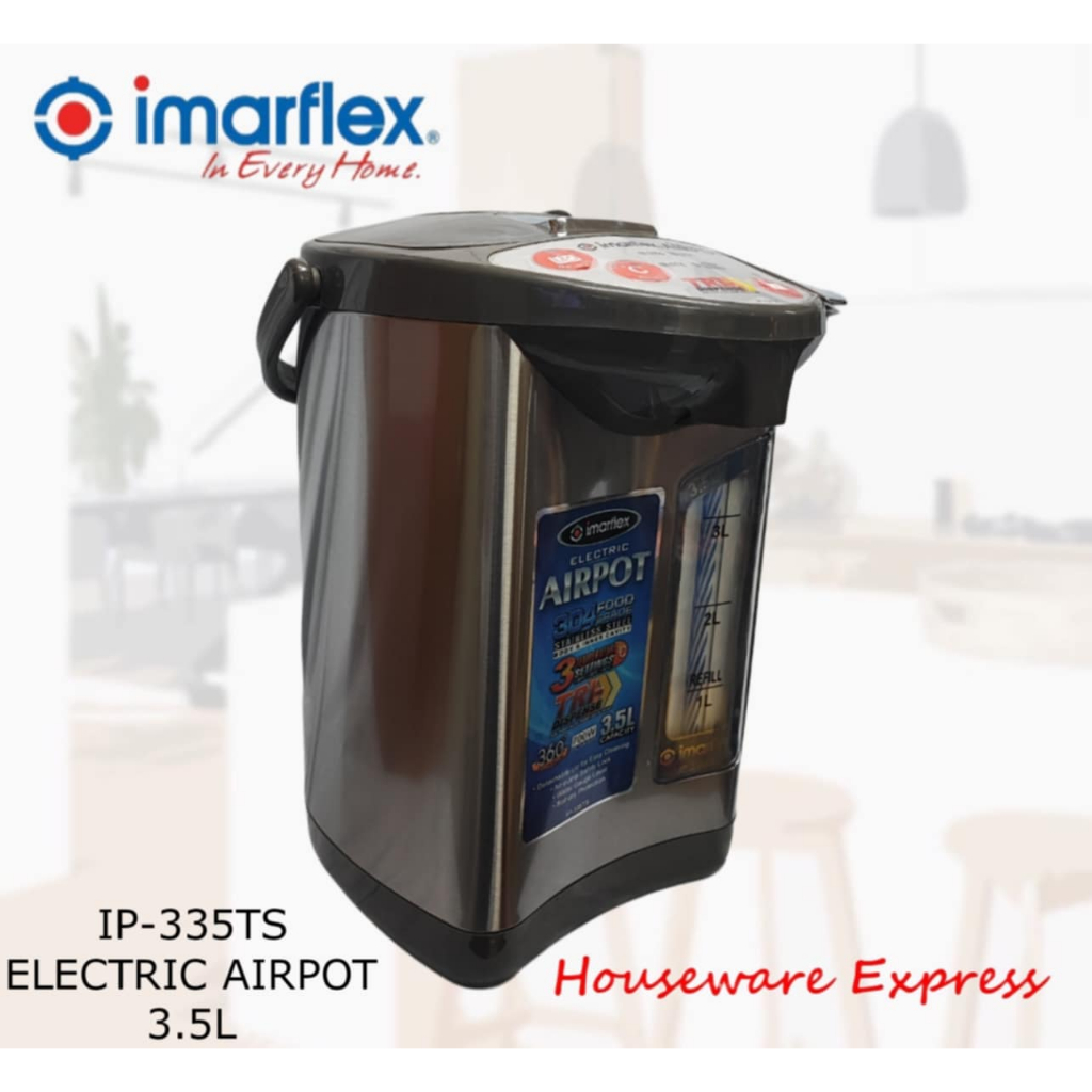 Imarflex 3.5L Electric Airpot IP-335TS (Houseware Express) | Shopee Philippines