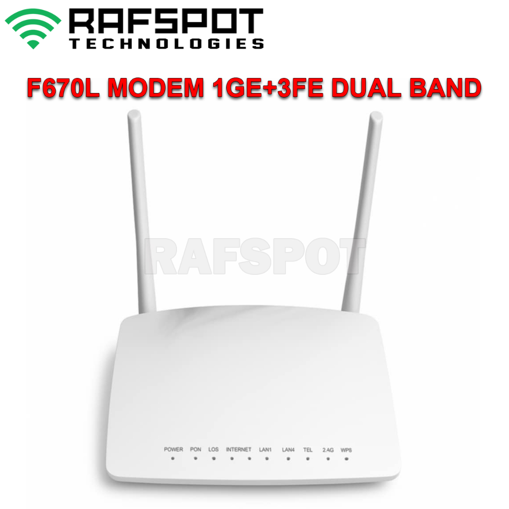 F670L Modem 1GE+3FE Dual Band 2.4&5.8G WIFI | Shopee Philippines