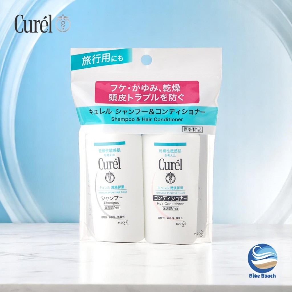 Curel Shampoo&Conditioner Set 45ml/Made in Japan/Anti-Dandruff ...