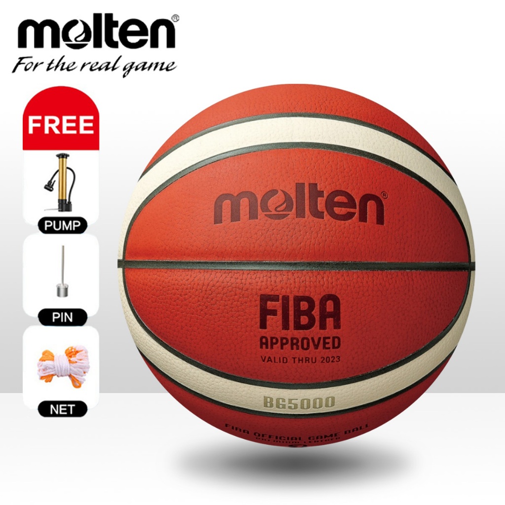 Molten Original BG5000 Basketball Size 7 PU Outdoor Indoor Ball Sports ...