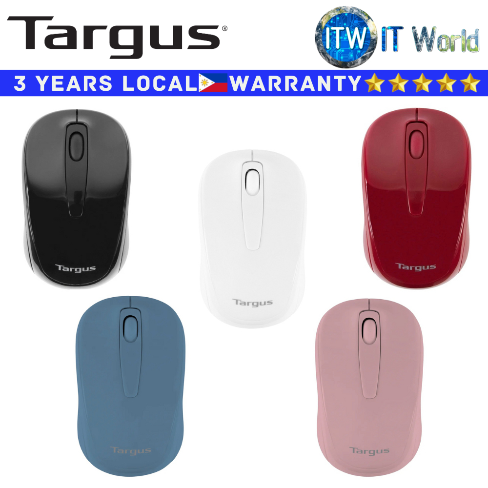 Targus Wireless Optical Mouse AMW600 (Black | White | Red | Blue Heaven ...