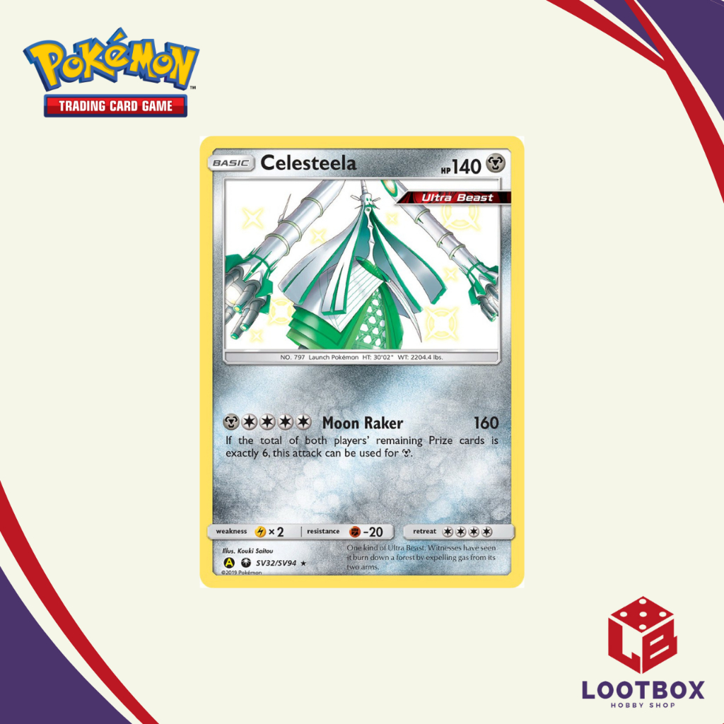 Pokemon Card Game: Celesteela (Shiny Rare) - Hidden Fates | Shopee ...