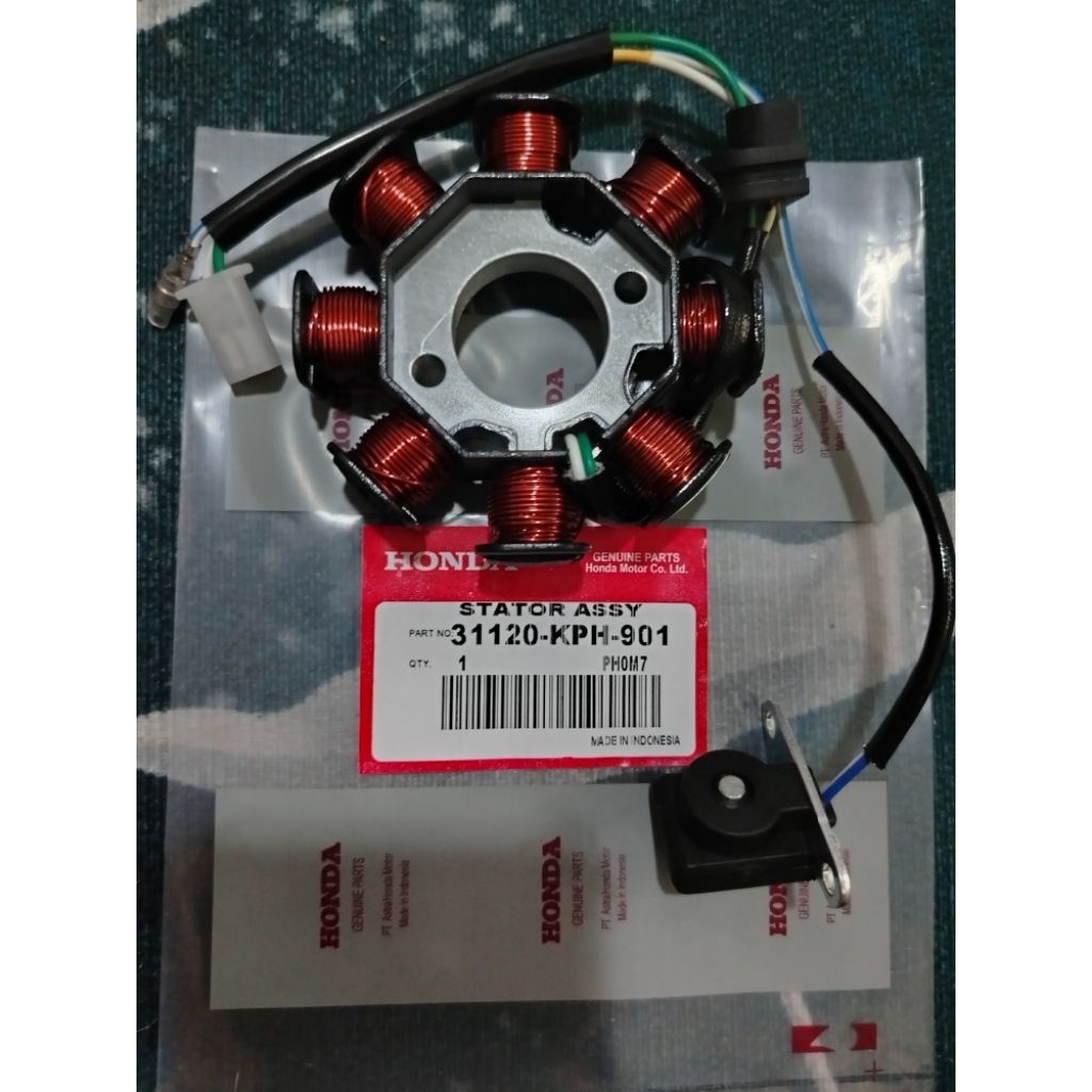 HONDA GENUINE STATOR COIL WAVE 125/XRM 125 (2pin)available din 4 pin ...
