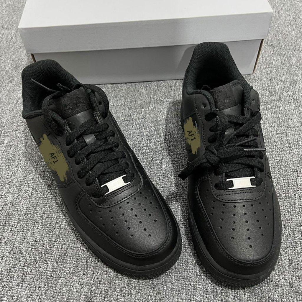 Classic black sneakers white low cut round toe casualshoes for men and ...