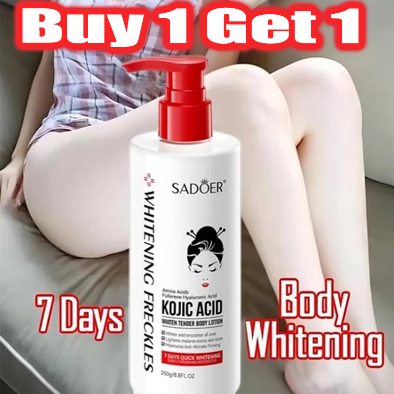 Buy1Take1-SADOER Kojic Acid Whitening and Rejuvenating Body Lotion 250g Suitable for all skin ...
