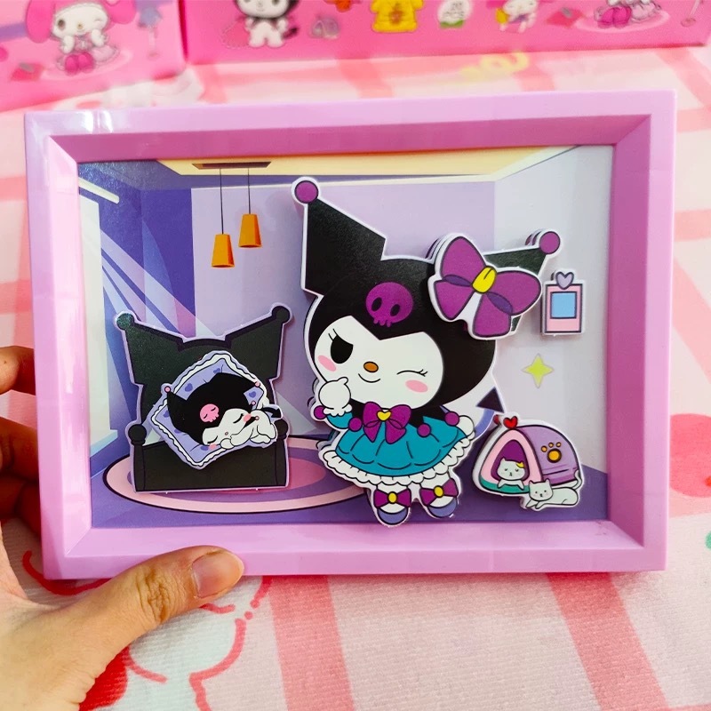 Sanrio 3D DIY Display Frame 20PCS Decor Photo Frames for Kids Room ...