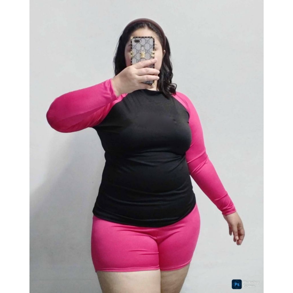 BEST SELLER COMBI RASH GUARD FOR PLUSSIZE WOMEN | Shopee Philippines