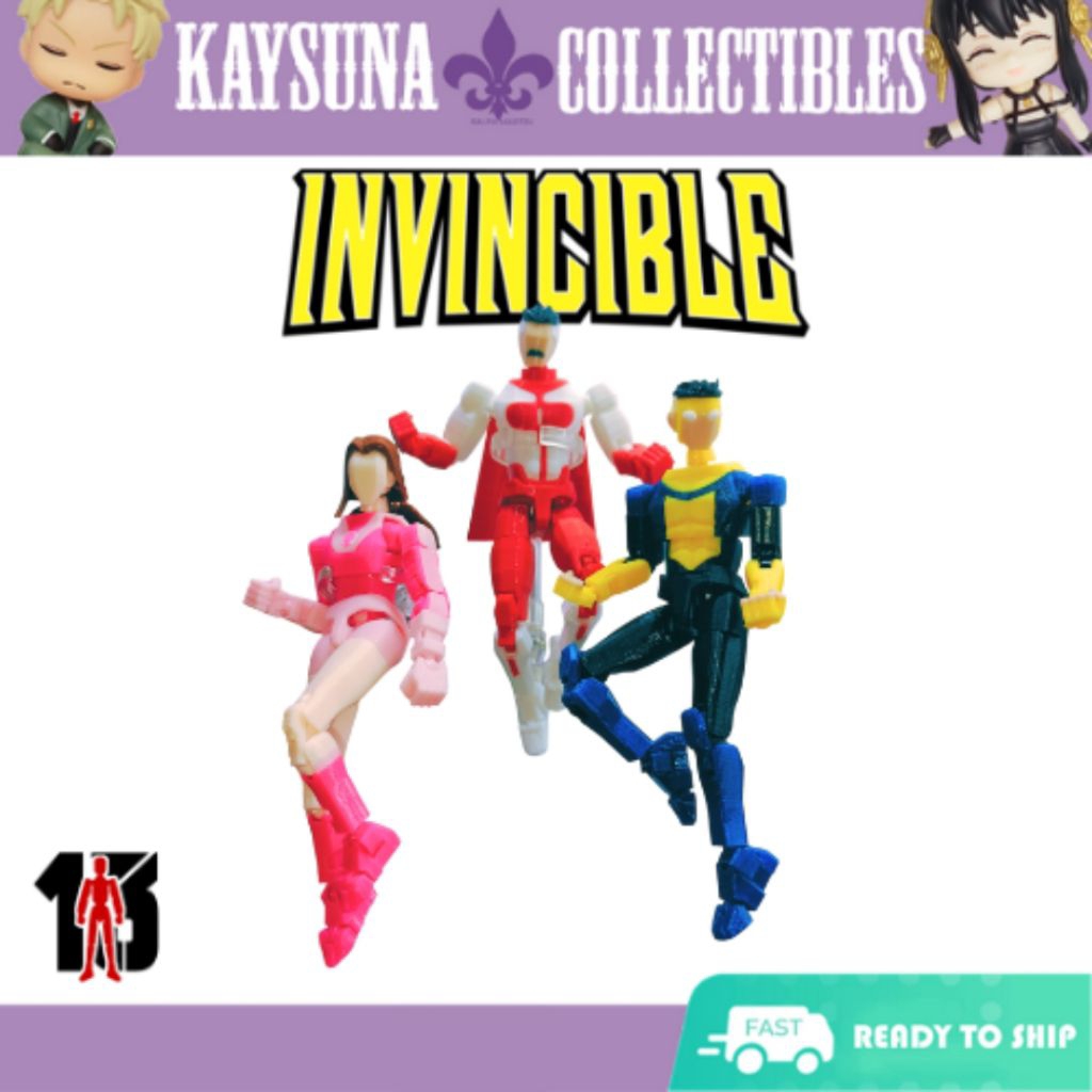 Invincible, Omni Man, Atom Eve Dummy 13 Action Figure WYSIWYG | Shopee ...