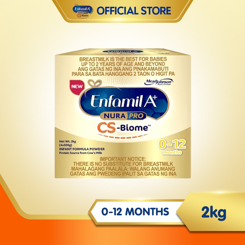 Enfamil A+ CS Biome 2kg Infant Milk Formula for 0-12 Months Old ...