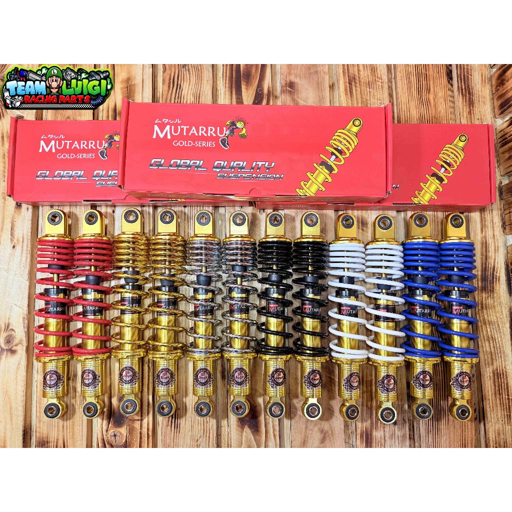 MUTARRU HONDA WAVE 125/ XRM 125/WAVE 100 DUAL SHOCK ABSORBER 310mm GOLD ...