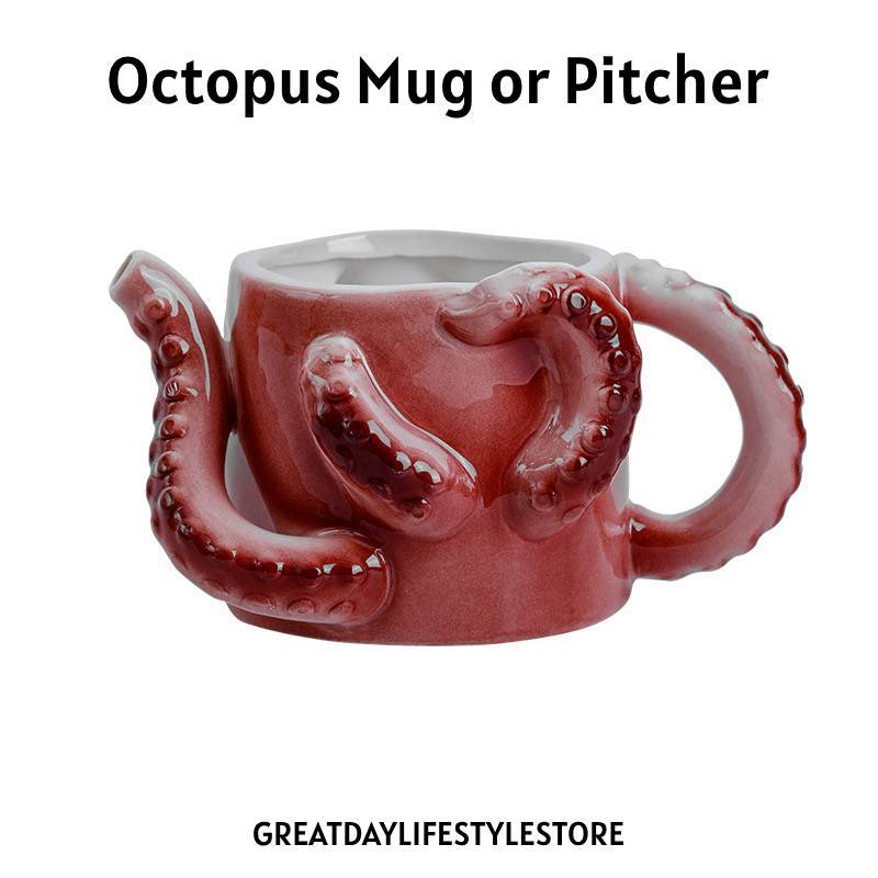 Ceramic Octopus Mug or Pitcher | Shopee Philippines
