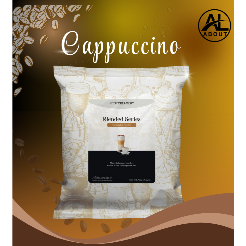TOP Creamery Cappuccino Blended Powder 500g | Shopee Philippines