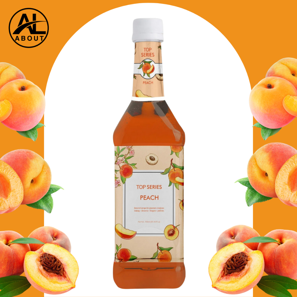 TOP Creamery Peach Syrup 750ml | Shopee Philippines