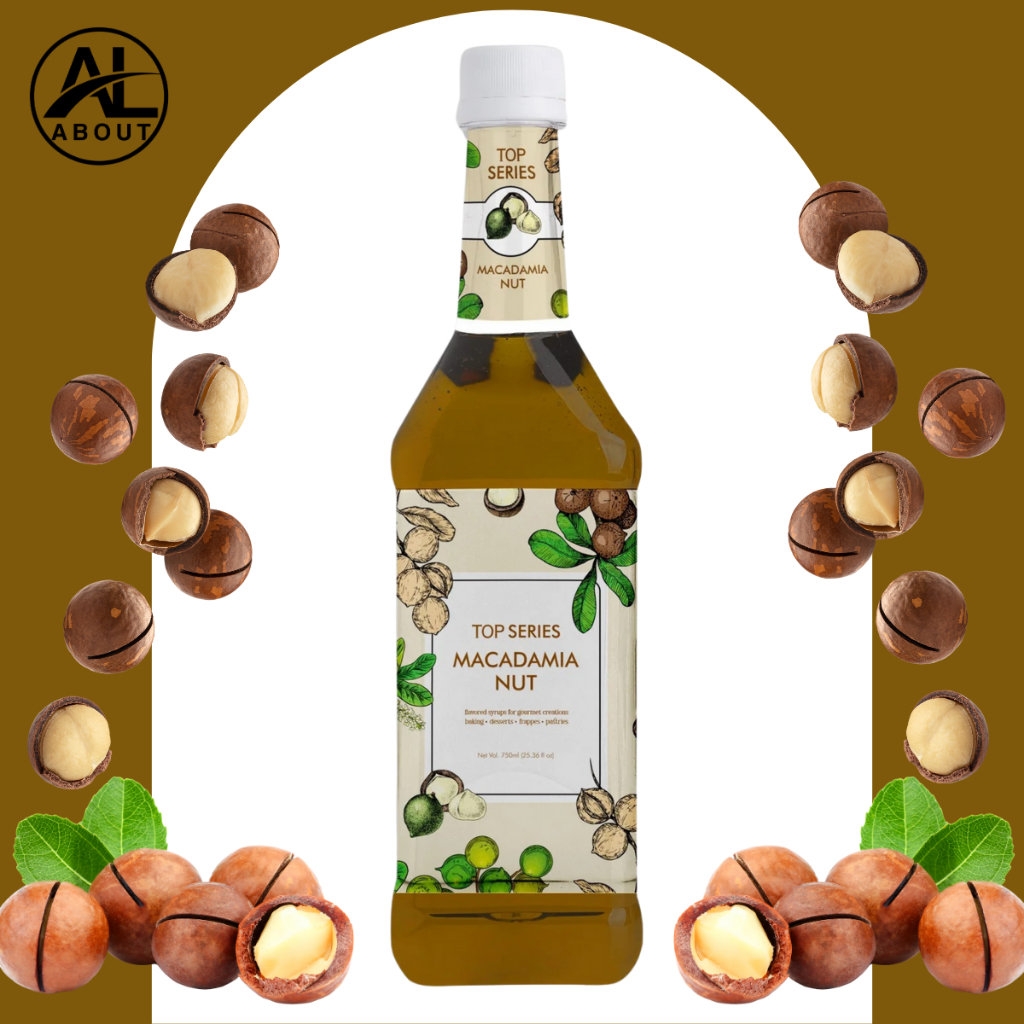 TOP Creamery Macadamia Nut Syrup 750ml | Shopee Philippines