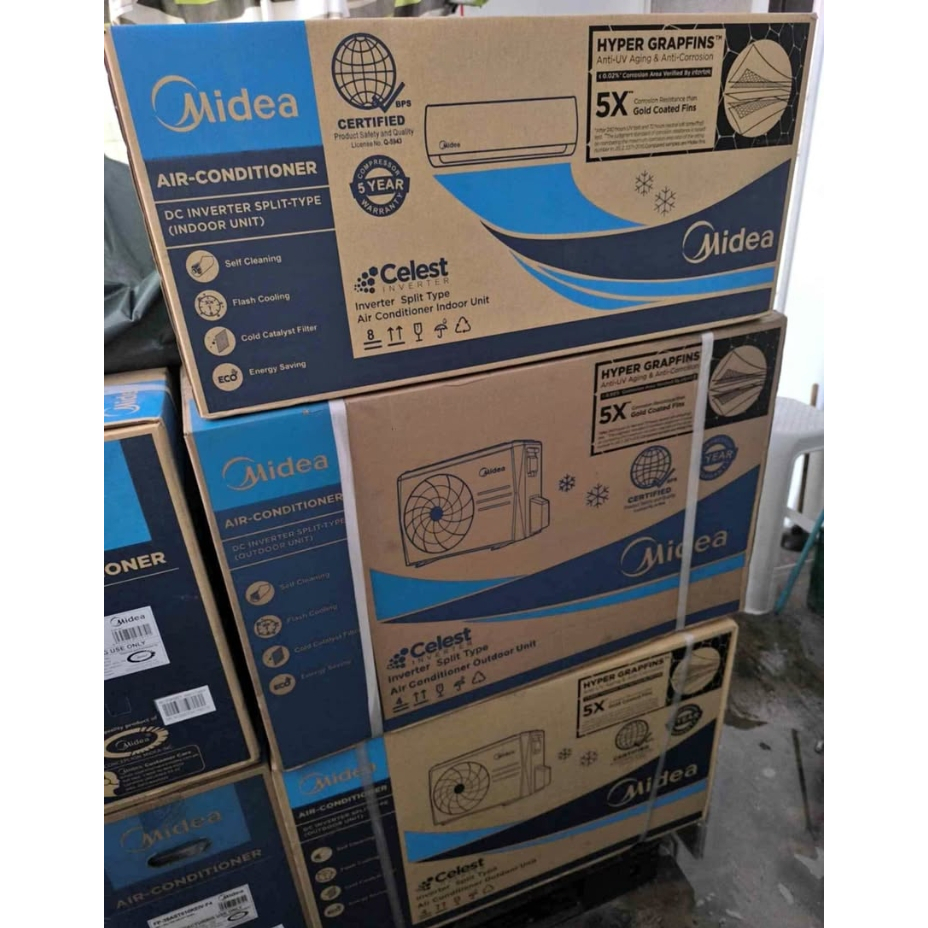Midea Celest Inverter Split Type 1.5HP Air Conditioner Outdoor Unit ...