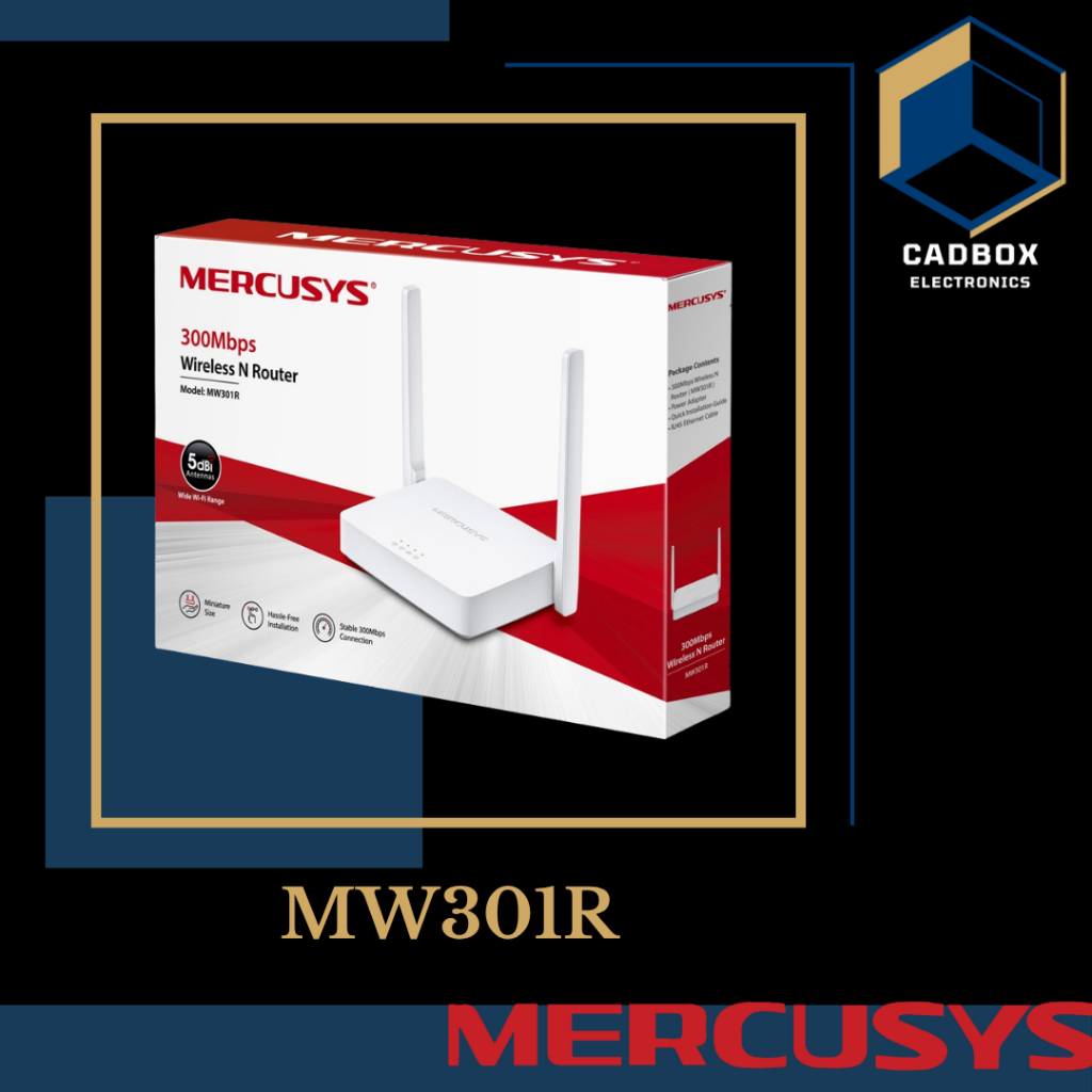 Mercusys MW301R N300 300Mbps Wi-Fi Router | Shopee Philippines