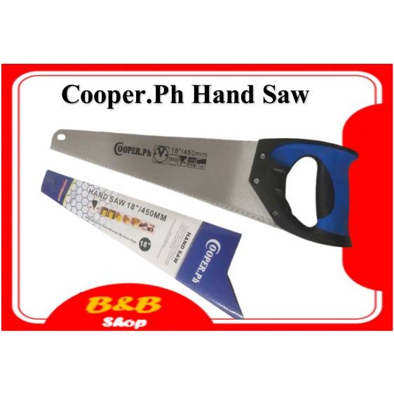 COOPER.PH CROSSCUT HAND SAW PVC HANDLE 18"/450mm | Shopee Philippines