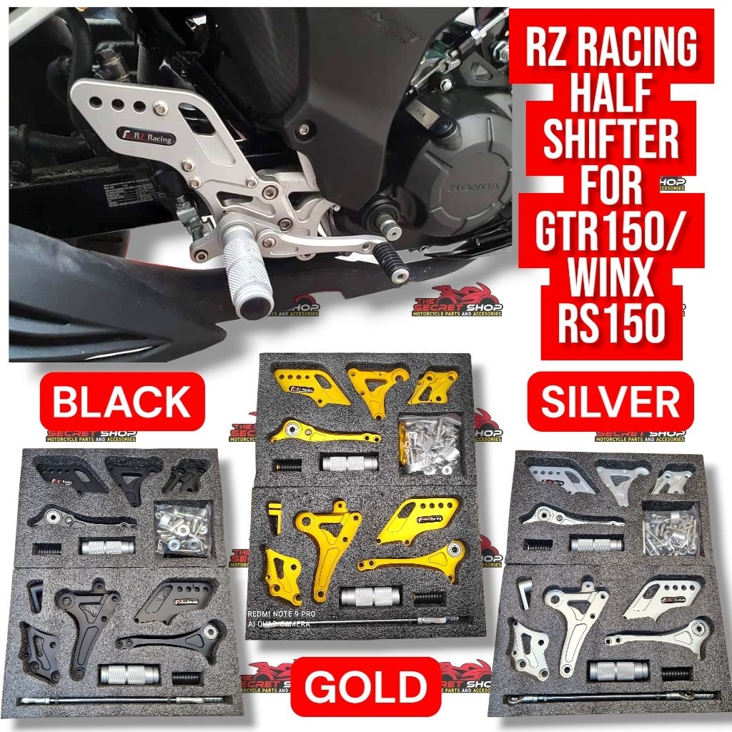 RZ RACING HALF SHIFTER for GTR150/RS150/Winner X | Shopee Philippines