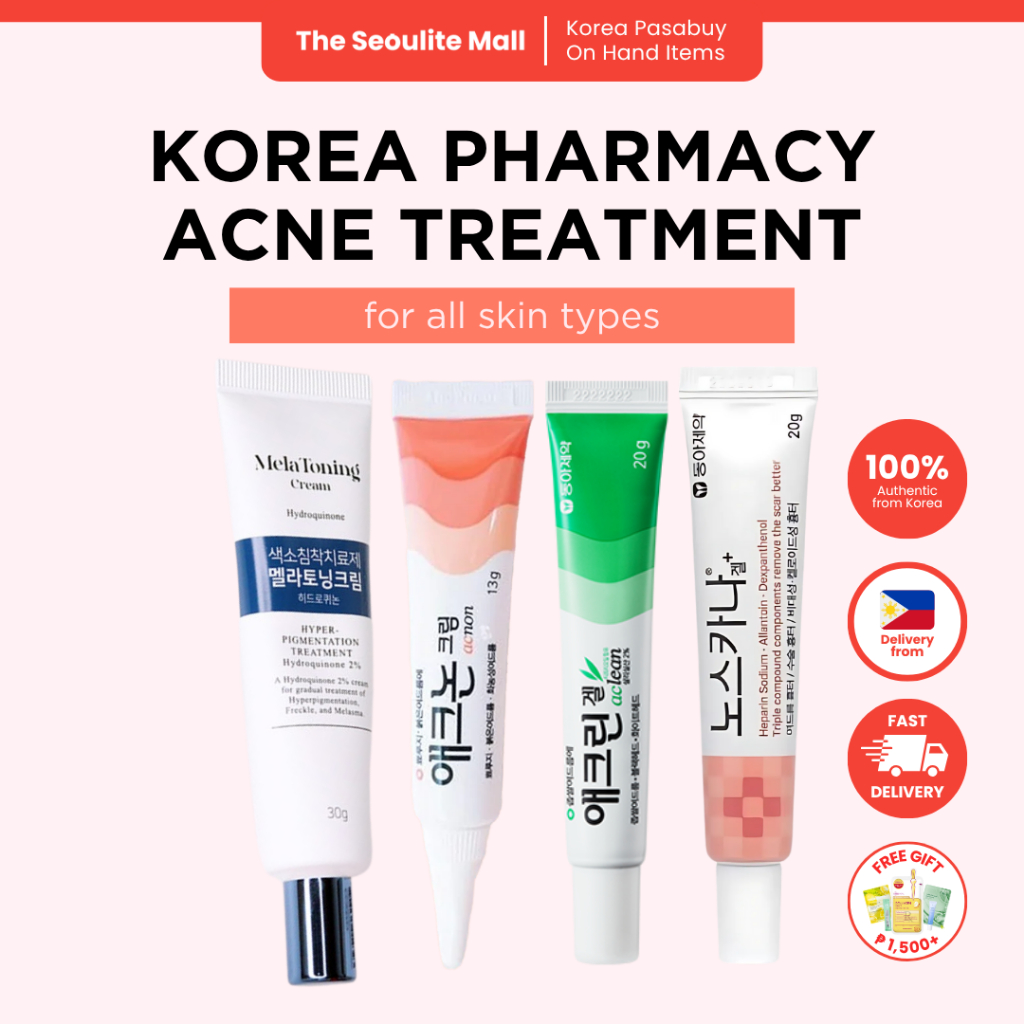 [PH Stocks] Korea Pharmacy Full Set (Noscarna Gel, Melatoning Cream ...