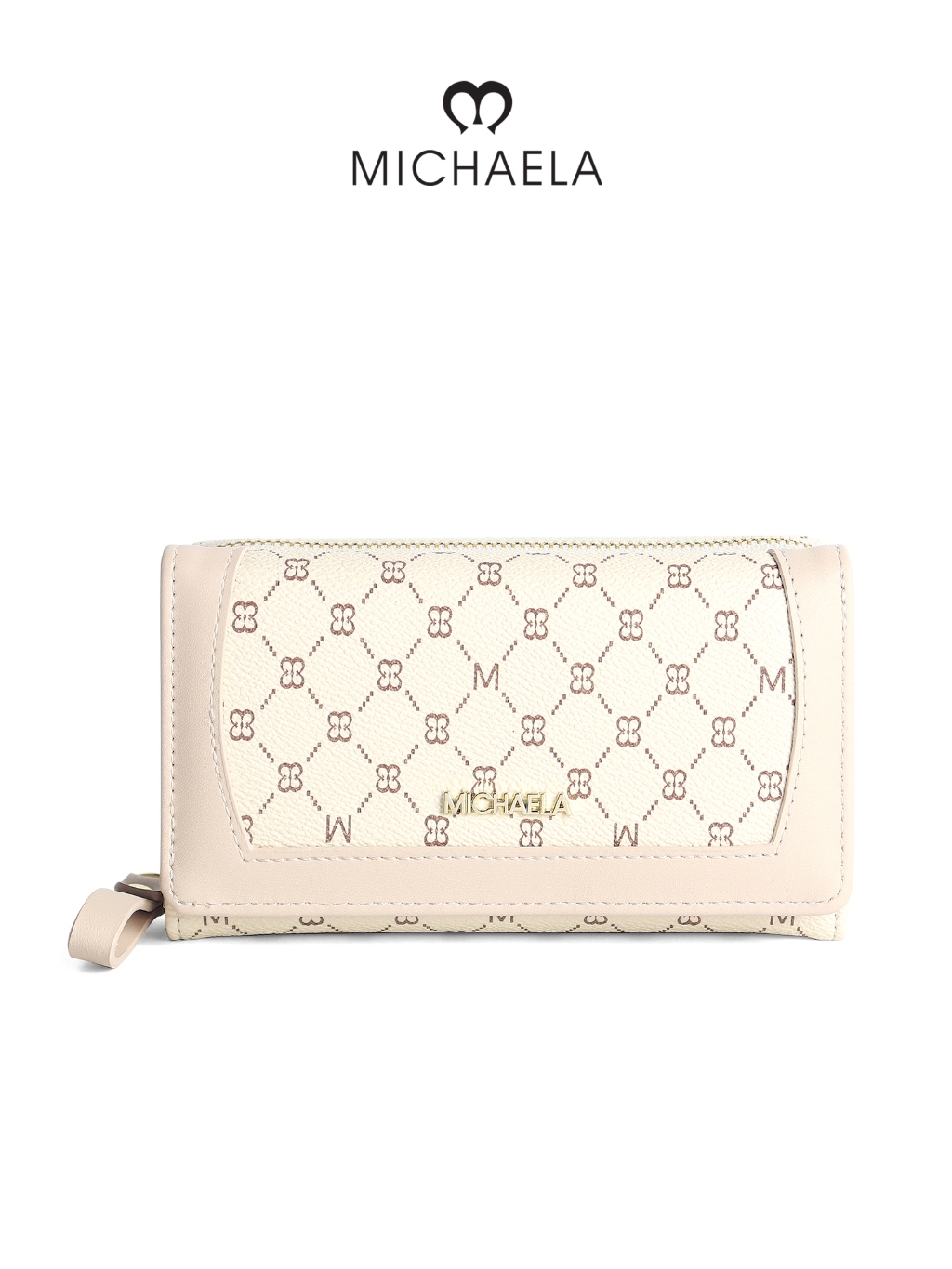 MICHAELA Sophisticated Long Wallet Roomy 13 Slots Checkered Women Purse ...