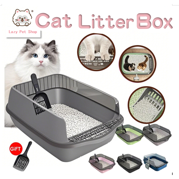 COD Cat Litter Box Pee Pad Dog Poop Tray Box Easy To Clean Pet Nest ...