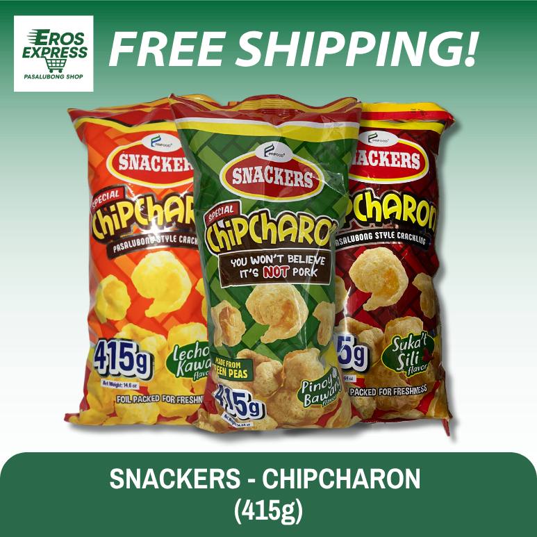 Snackers CHIPCHARON (415g) | Shopee Philippines