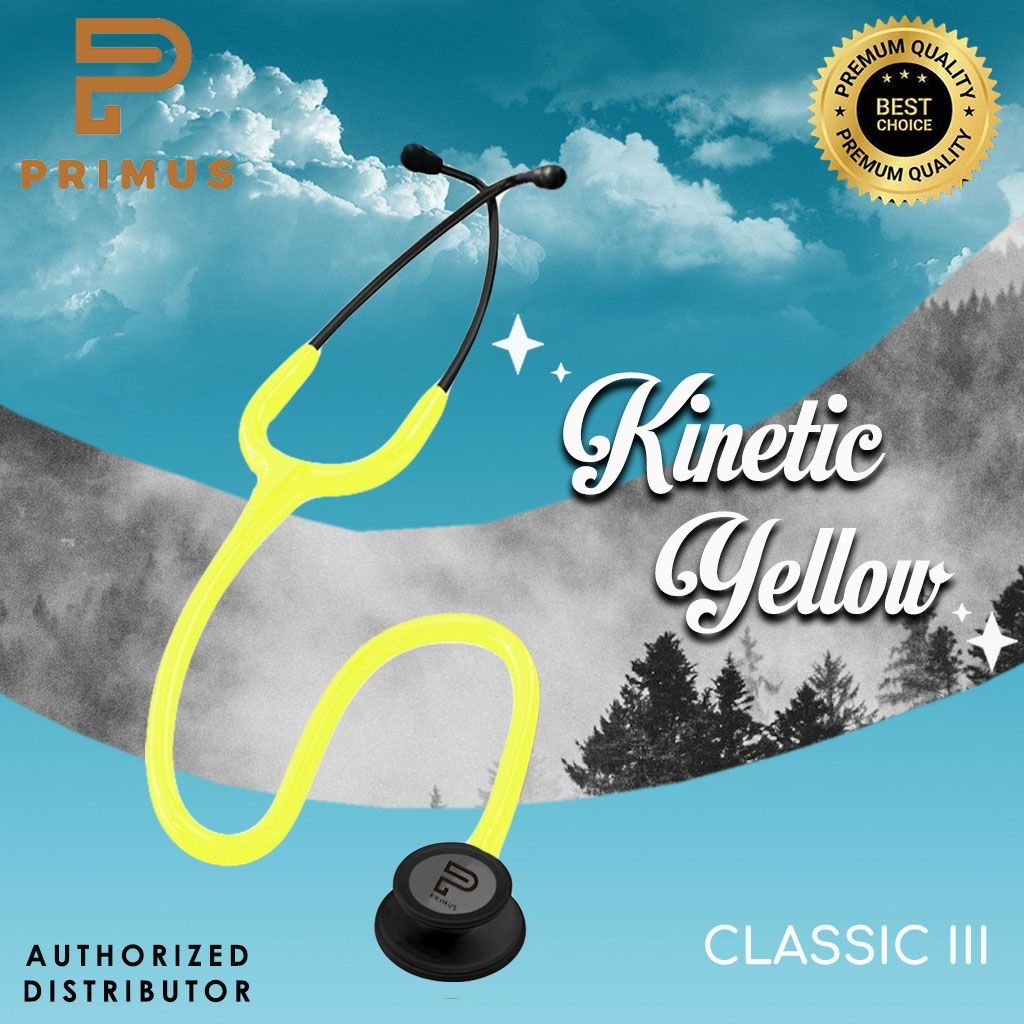 Primus Kinetic Yellow Classic III Stethoscope | Shopee Philippines