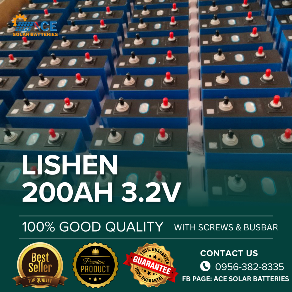 BRANDNEW 200AH LISHEN 3.2V Lifepo4 Battery - Lithium Phosphate Battery ...