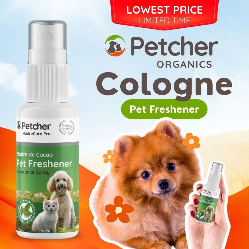 Pet Cologne Deodorizing Spray 50ml Powder Scent Hair Care for Dogs and ...