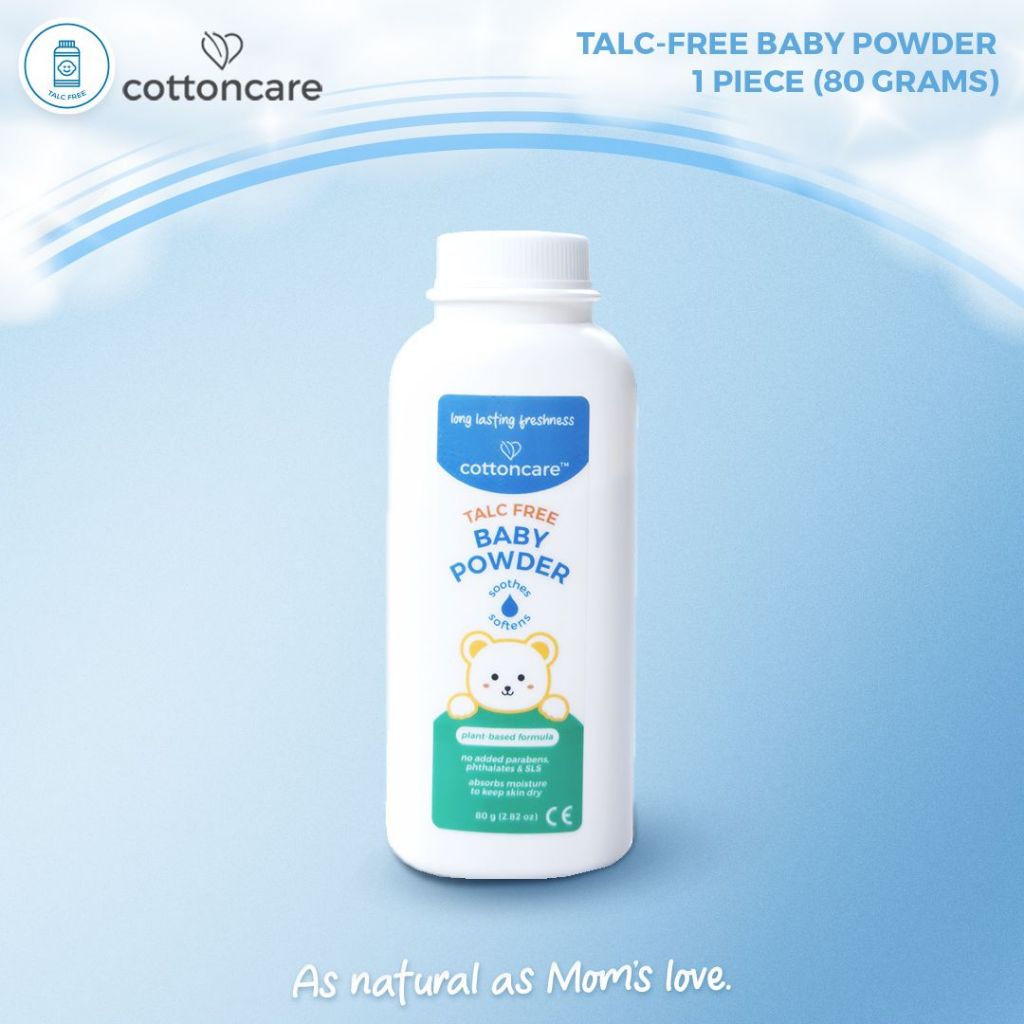 Cottoncare™ (80g) Plant-Based Baby Powder Talc-Free Extra-Sensitive ...