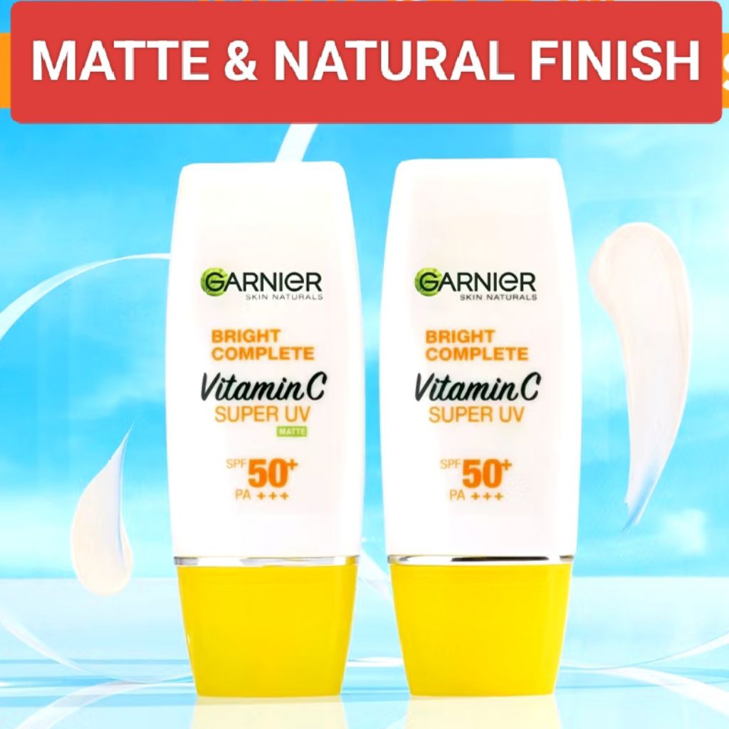 GARNIER BRIGHT COMPLETE VITAMIN C SUPER UV SPOT-PROOF SUNSCREEN SPF 50 ...